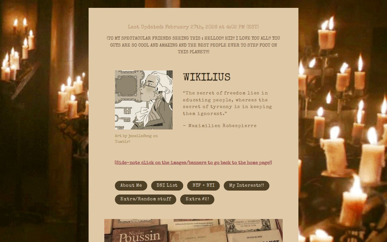 wikilius's profile yay
